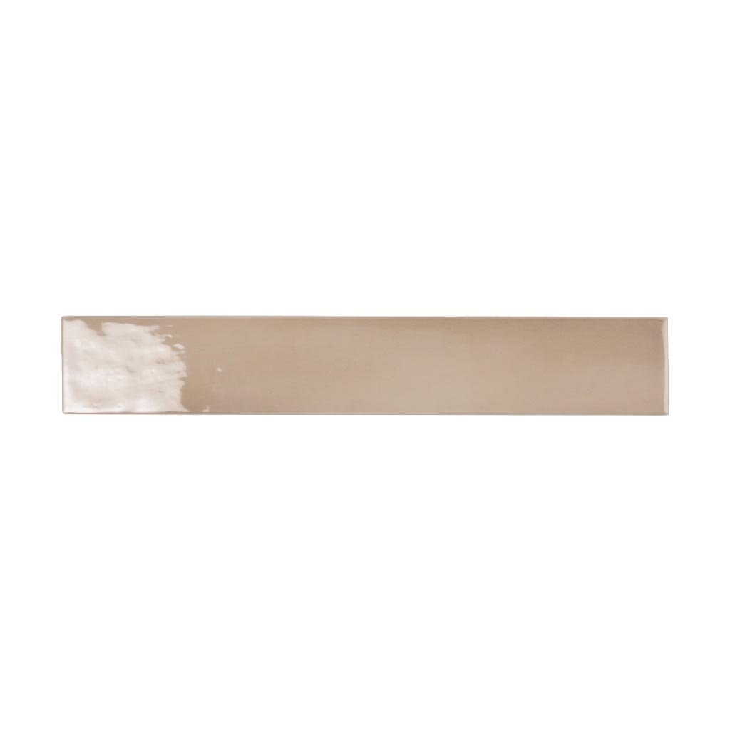 Beige 2.6x16 Glossy Ceramic Subway Tile – Elongated & Stylish – Tiletopia