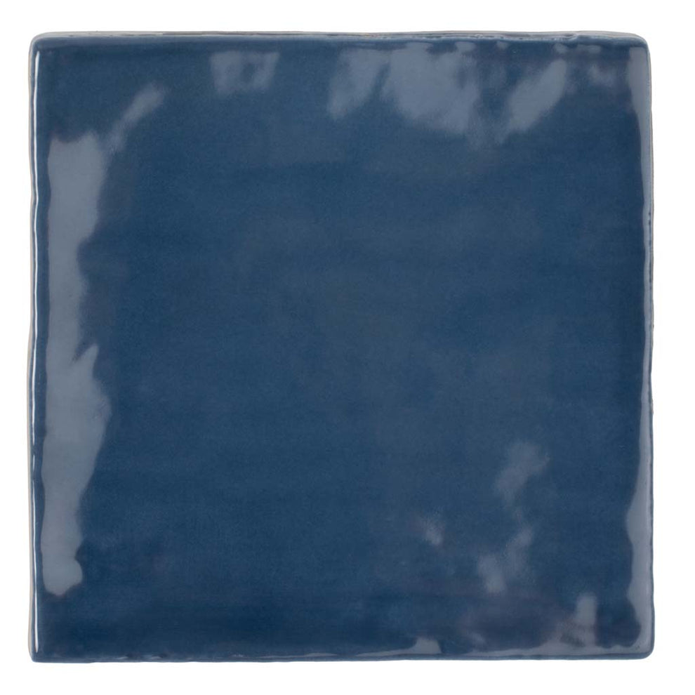 Navy Blue 4x4 Glossy Ceramic Tile – Bold Color for Walls & Backsplashes ...