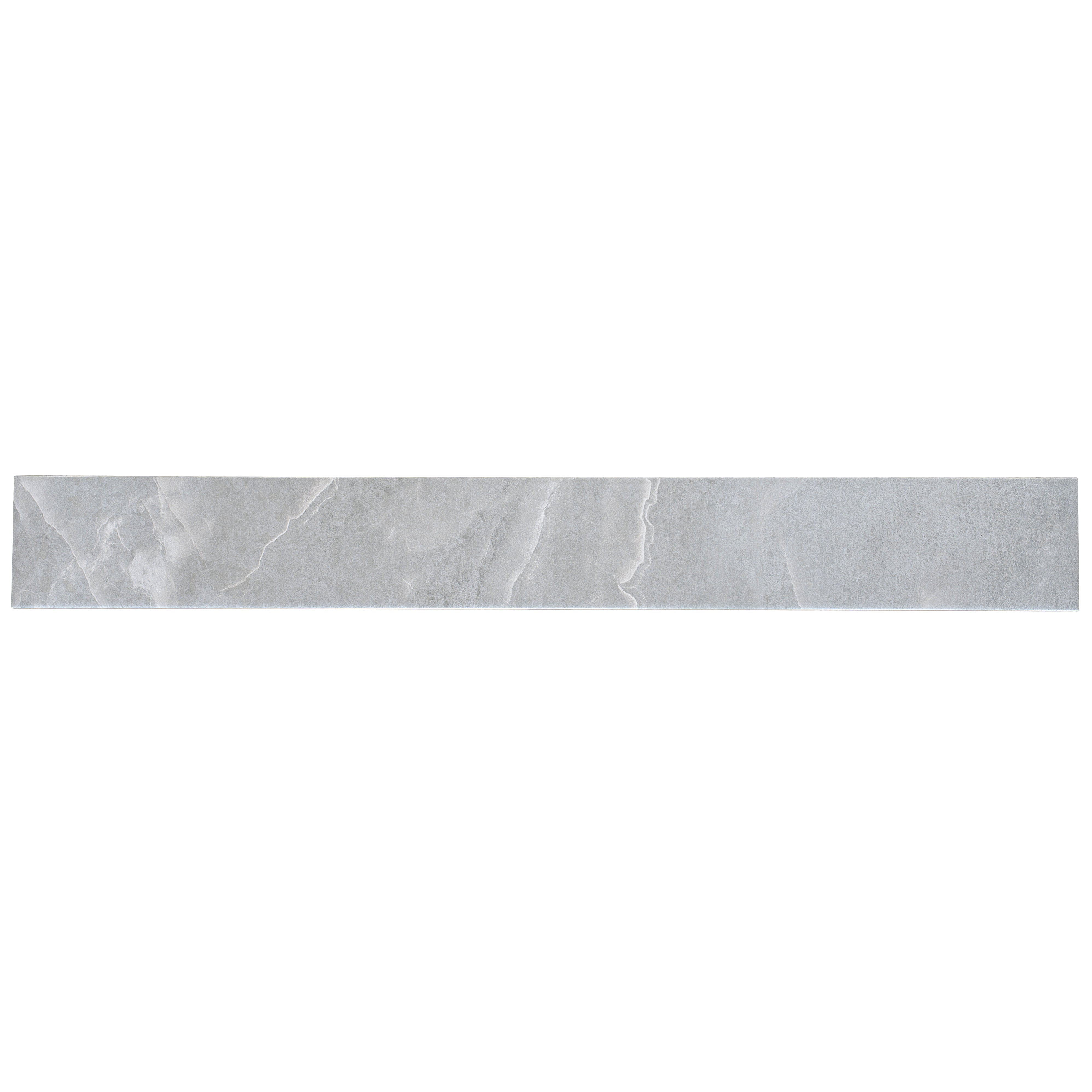 Soft Grey 3x24 Matte Porcelain Plank Tile – Tiletopia