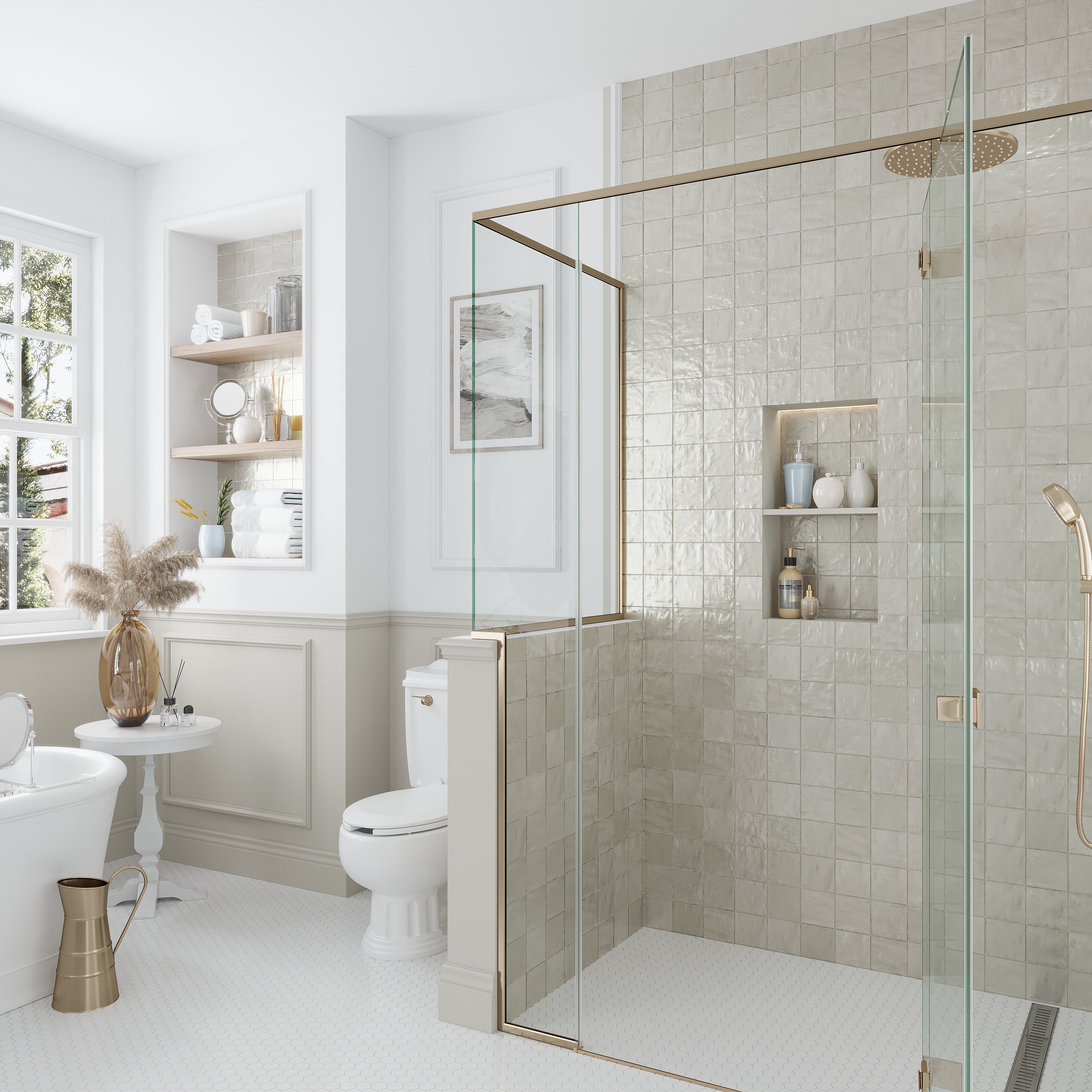 White 4x4 Glossy and Matte Ceramic Square Tile for Walls and ...