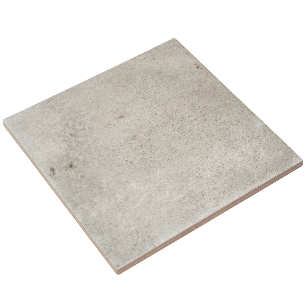 Cool Gray 6x6 Matte Porcelain Zellige Square Tile – Tiletopia