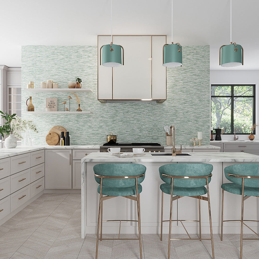 Green 24 x 48 Textured Porcelain Large Tile – Tiletopia