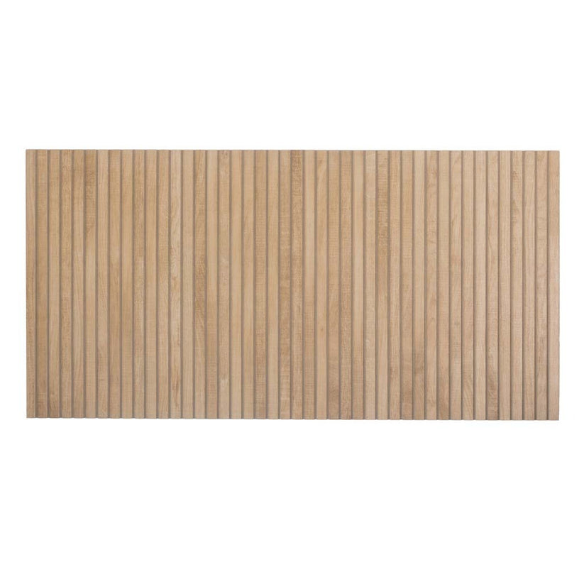 Ribbon Wood Look 24x48 Large Format Porcelain Tile with Fluted Texture – Tiletopia
